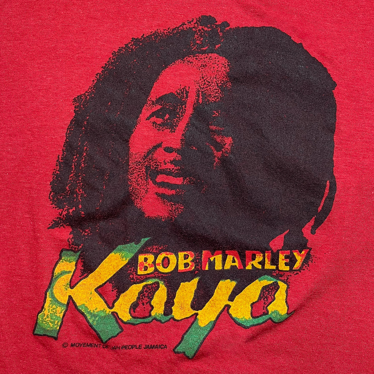 Bob Marley x Movement of Jah People Tee - Kaya 1980s – Natty Threads